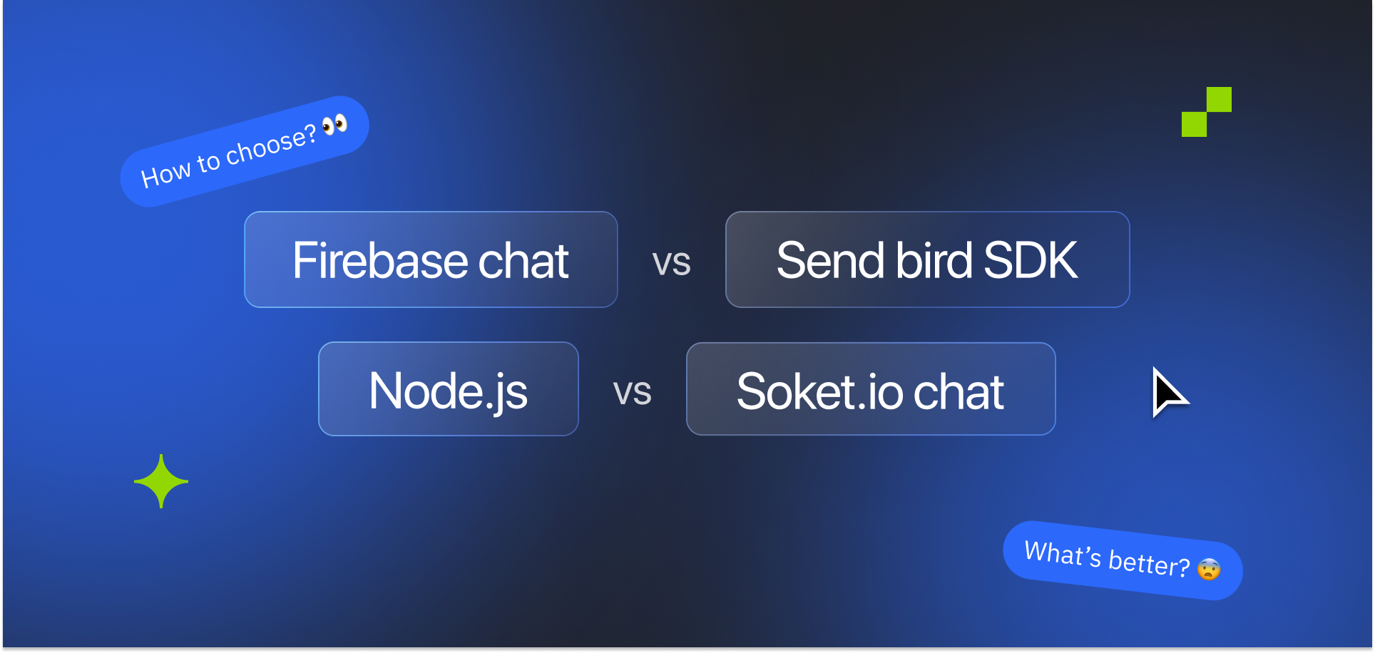Решения для создания чата Firebase Sendbird Node Js